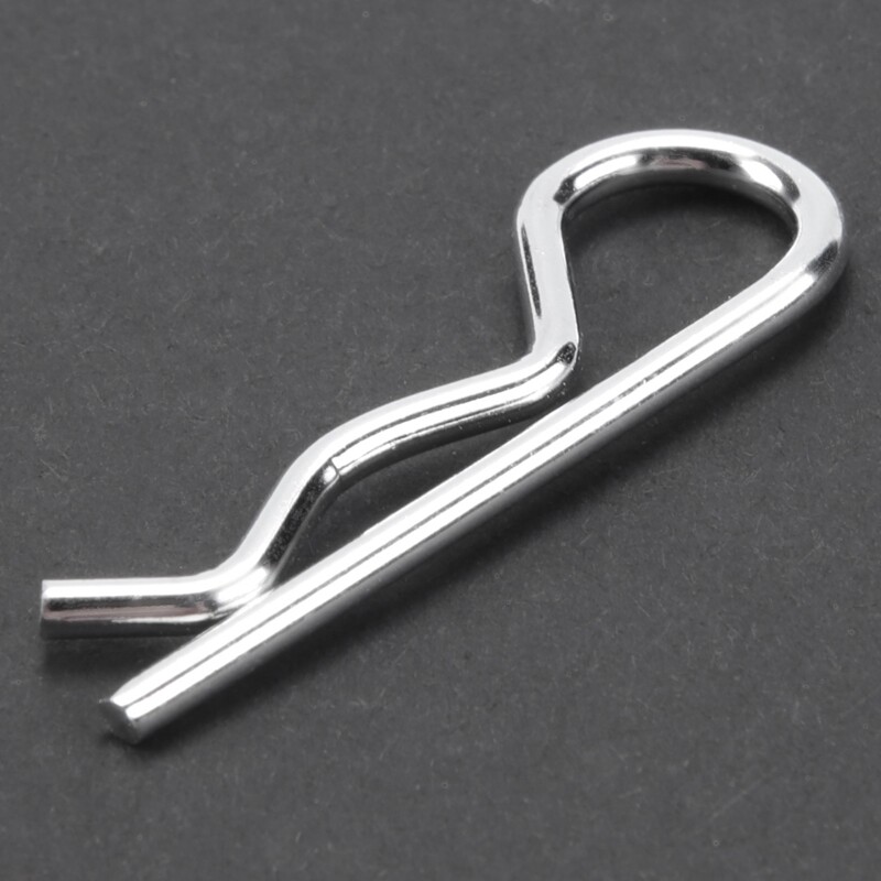 100PCS M1 M1.2 M1.5 M1.8 M2 M2.5 Steel R Type Spring Cotter Pin ...