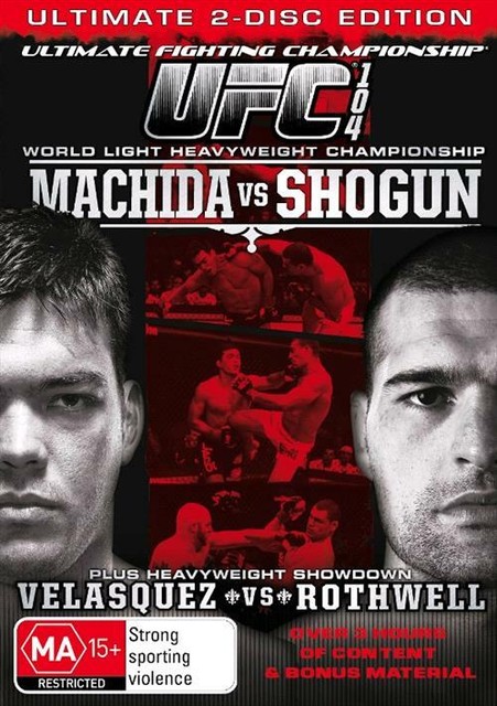 UFC #104 - Machida Vs Shogun (DVD, 2009) for sale online | eBay