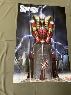 Iron Man 2020 24" x 36" Promo Poster - Marvel Comics #157 Some Wear | eBay