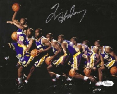 Signed 8x10 TIM HARDAWAY Golden State Warriors Autographed photo JSA ...