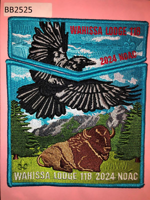 Boy Scout OA Flap Set Wahissa Lodge 118 2024 NOAC | eBay