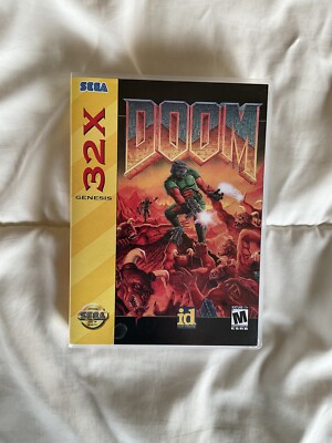 Doom Sega Genesis 32X Video Game 1994 Cartridge Video Game With Case | eBay