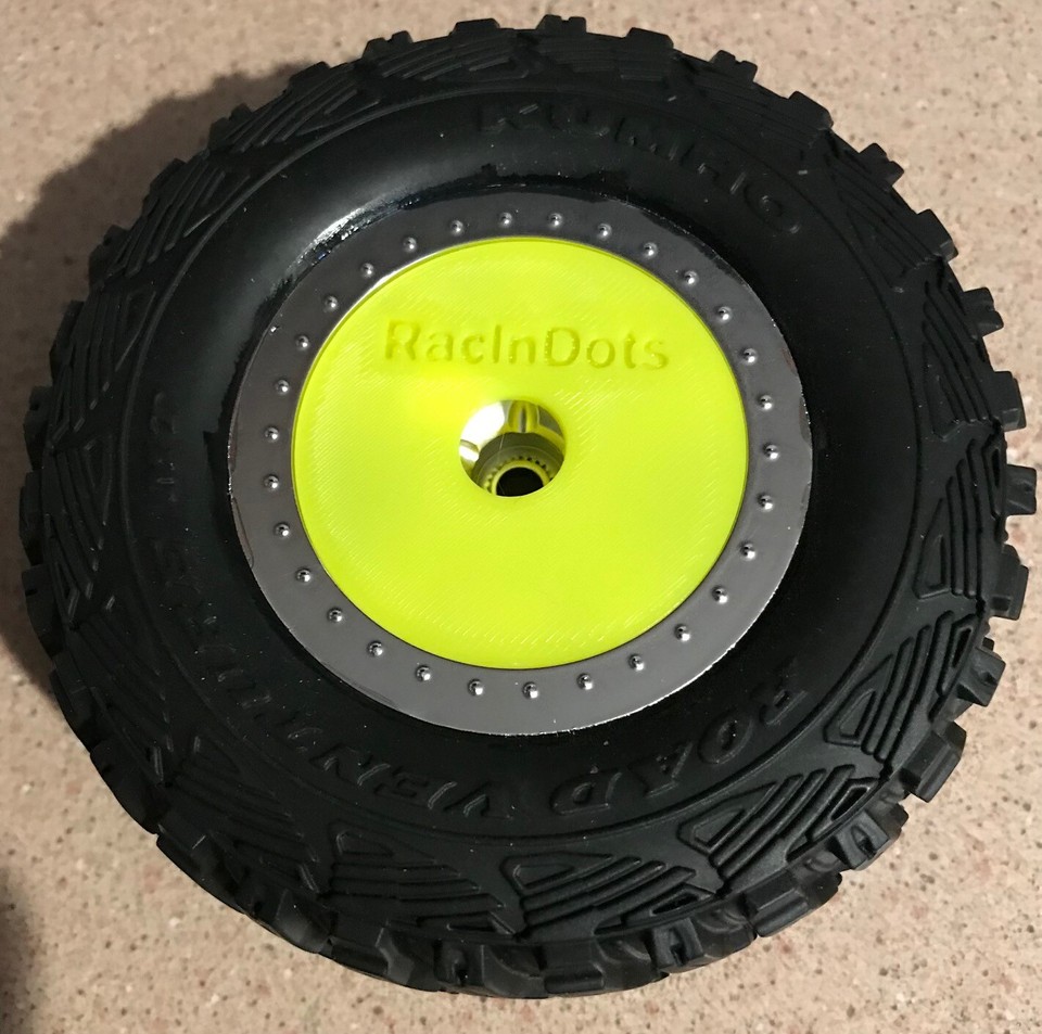 Slash SOLID SPOKE (2WD) Wheel Dots Covers Mudboss- "Gen 2" Design by RacinDots | eBay