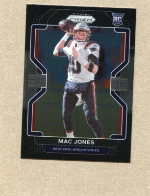 2021 Prizm Black Mac Jones Rookie Card PB-5 New England Patriots | eBay