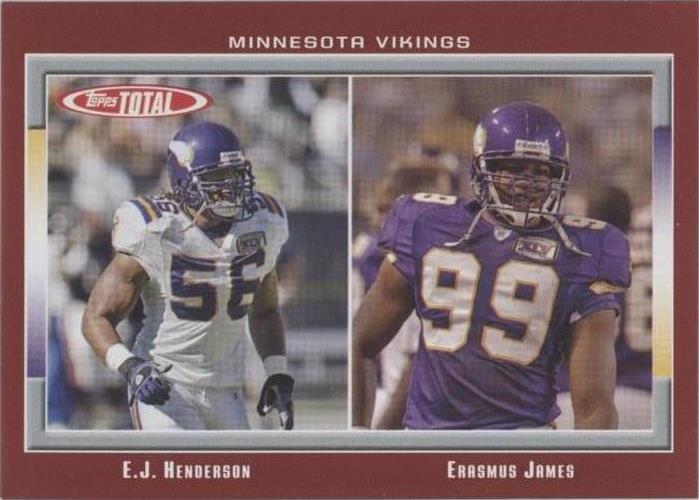 2006 Topps Total - Total Red #173 Erasmus James, E.J. Henderson for ...