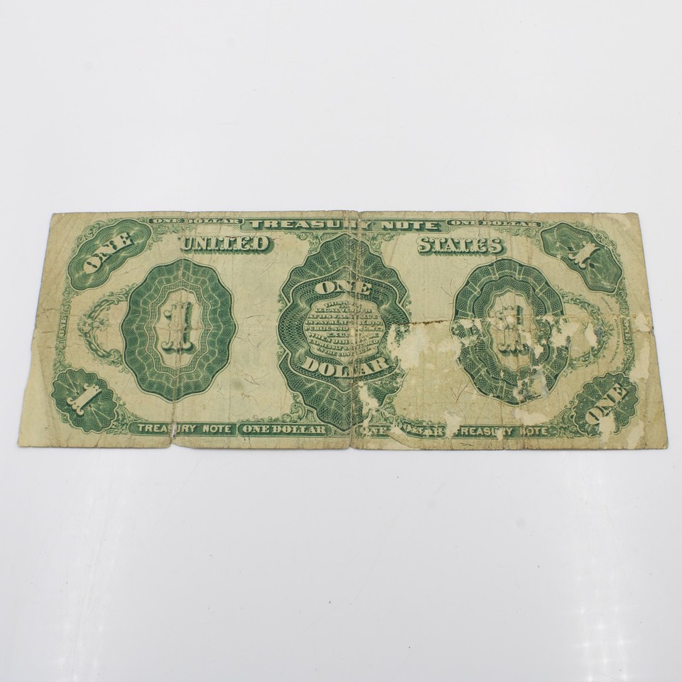 Series of 1891 $1 Treasury Note One Dollar in Coin United States NR # ...
