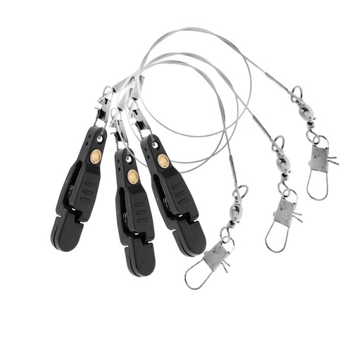 3Pcs Padded Release Clips Fishing Quick Release Clips with Steel ...