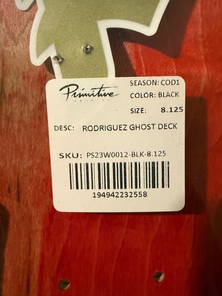 PRIMITIVE X CALL OF DUTY Skateboard Deck Paul Rodriguez “Ghost” | eBay.de