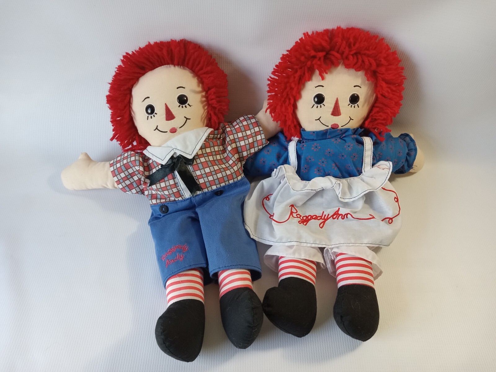 Vintage Raggedy Ann and Andy Plush Dolls by Applause | eBay