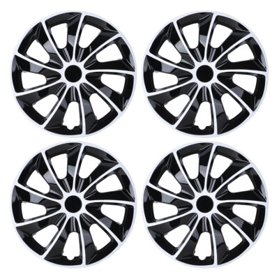 17"inch Black Set of 4 Wheel Covers Full Rim HubCaps fit R17 Tire ...