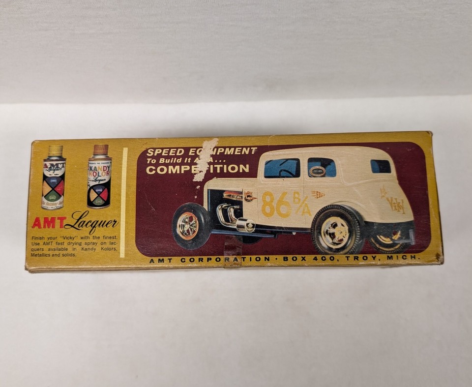 AMT MODEL KIT 1932 FORD VICTORIA VICKY 2432-150 EMPTY BOX ONLY | eBay