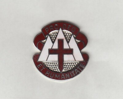 US ARMY MEDDAC FORT CARSON, Co. crest DUI badge c/b NSM M-22 | eBay