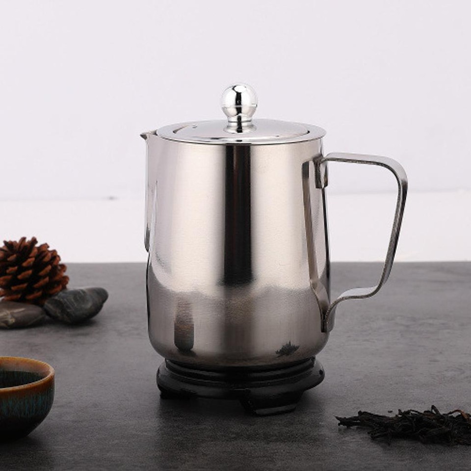Stainless Steel Teapot Loose Tea Leaf Infuser Tea Pot Water Pot | eBay UK