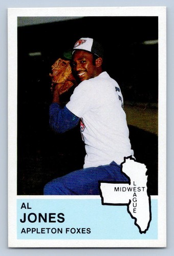 Al Jones 1982 Fritsch Appleton Foxes Sample #7 Midwest League | eBay