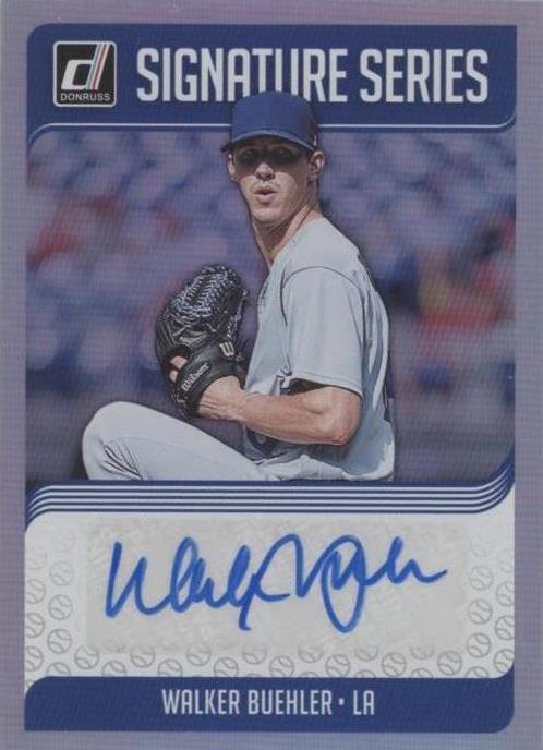 2018 Panini Donruss - Signature Series Walker Buehler #SS-WB (AU, RC ...