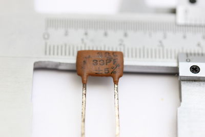 CERAMIC CAPACITOR 33pF +-5% NOS (New Old Stock) 1PC. CA25U1F110815 | eBay