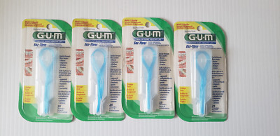 GUM EEZ-THRU Floss Threaders 25 Count Blue LOT OF 4 Bridges Braces | eBay