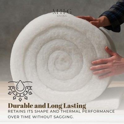 Itch Free Eco Thermal Insulation Roll Heat Barrier Roof Loft Insulation ...