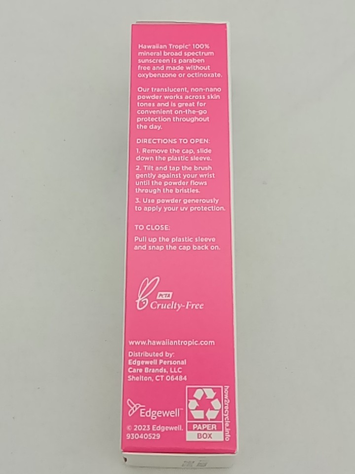 Hawaiian Tropic, Mineral Translucent Sunscreen Powder with Brush - SPF ...