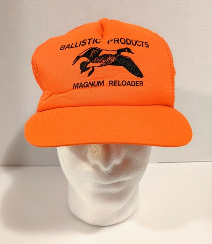 Ballistic Products Magnum Reloader Hunter Orange Mesh snapback trucker ...
