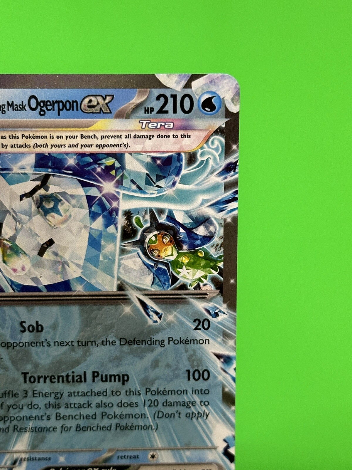 ⭐⭐Pokemon Wellspring Mask Ogerpon ex Twilight Masquerade Double Rare ...