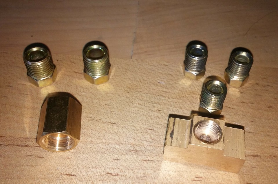 Custom Edelmann ABS Brake Line Bypass Adapter Kit 3/16" 3-Port Tee ...