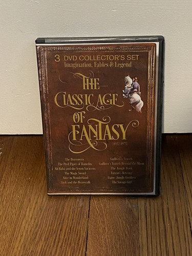 The Classic Age of Fantasy 3-Disc DVD Set Fables And Legend Alice ...
