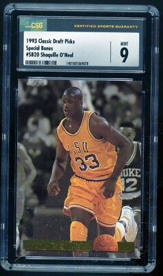 SHAQUILLE O'NEAL 1993 Classic Draft Picks Special Bonus #SB20 LSU Magic ...