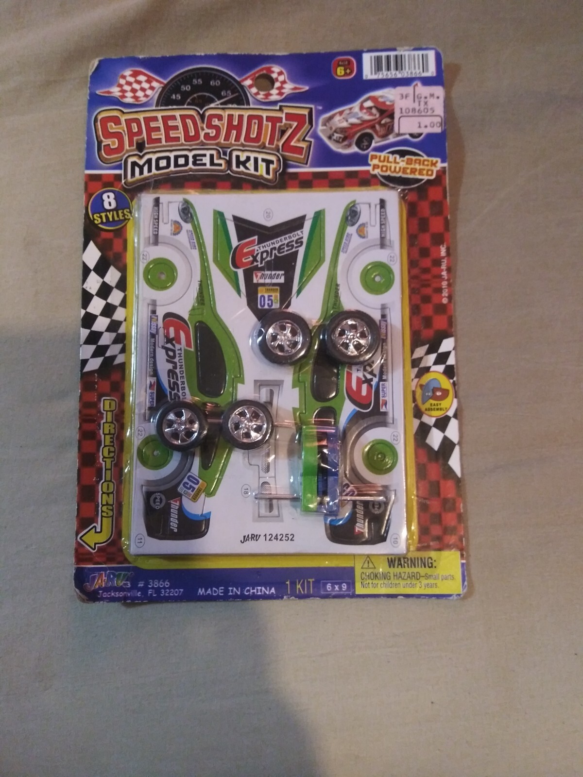 Speed Shotz Grit 06 Model Kit #53866 JA-RU 1240419 Pull Back Power for ...