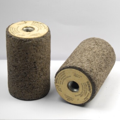 1-1/2" X 2-1/2" THREAD MOUNTED GRINDING WHEEL 57A24R LOT OF 2 PCS (L-1 ...