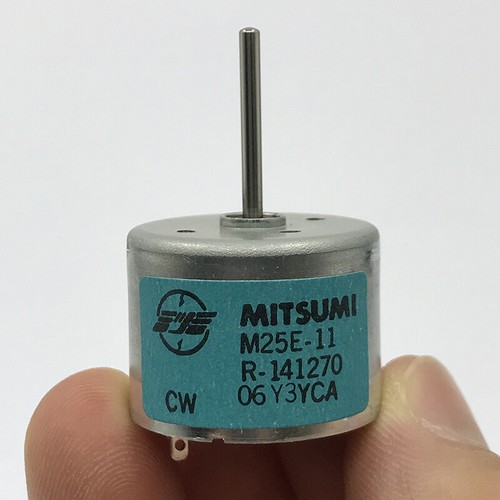 MITSUMI RF-310T-11400 DC 3V-6V 5080RPM Mini 24mm Round Motor 18mm Long ...