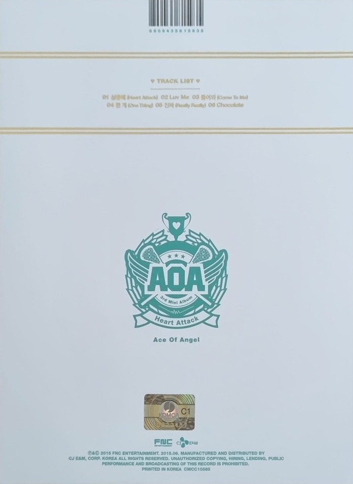 AoA Mini Album Vol. 3 - Heart Attack (2015) | eBay UK