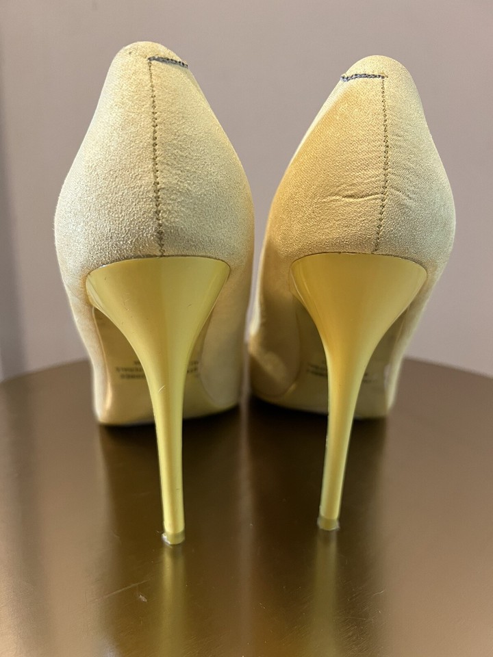 Herstyle High Heel Shoes 4 Inch Women’s Sz 7 Yellow SH-22 | eBay
