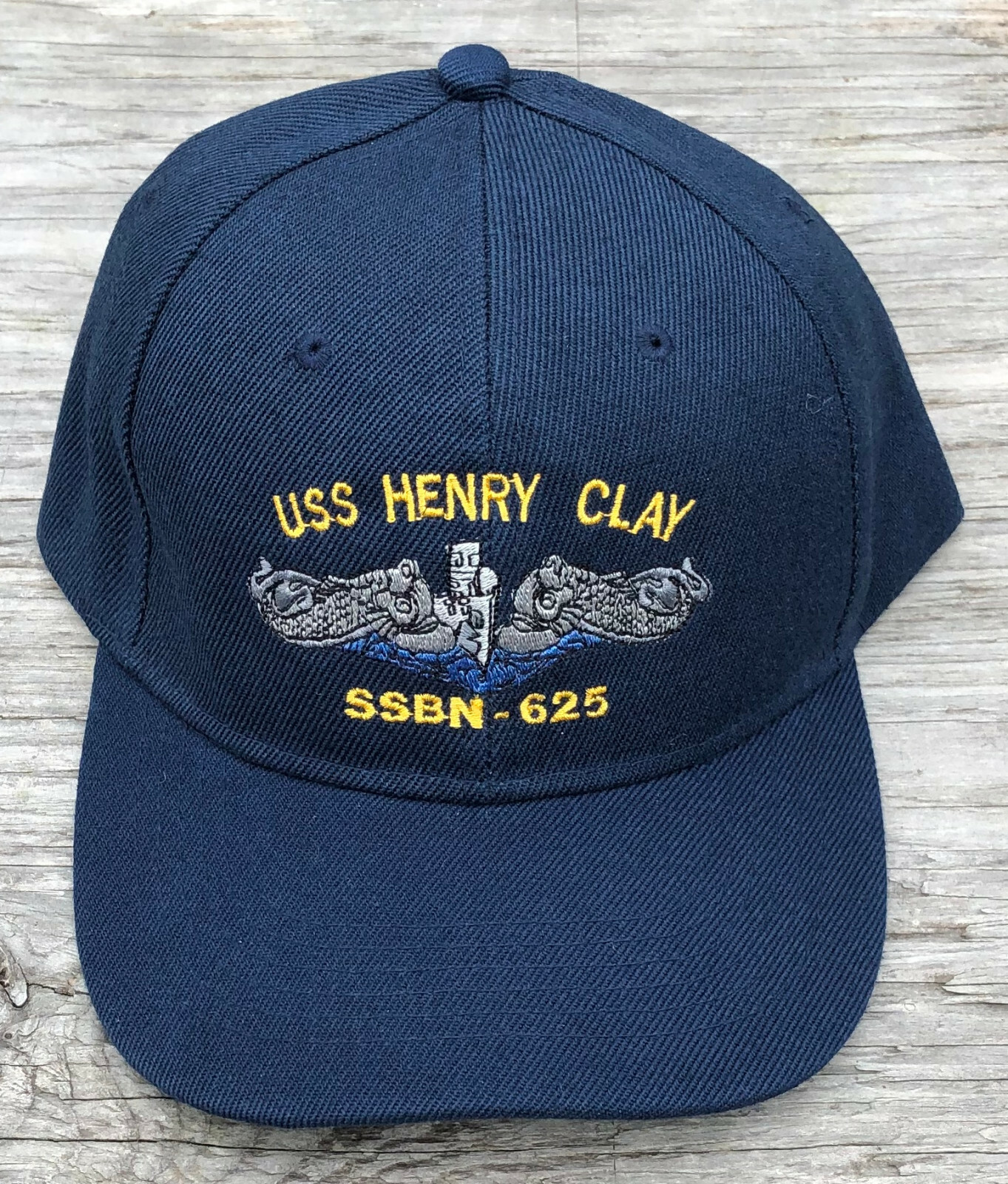 USS Henry Clay SSBN-625 Ball Cap Submarine Dolphins FBM Veteran Navy ...