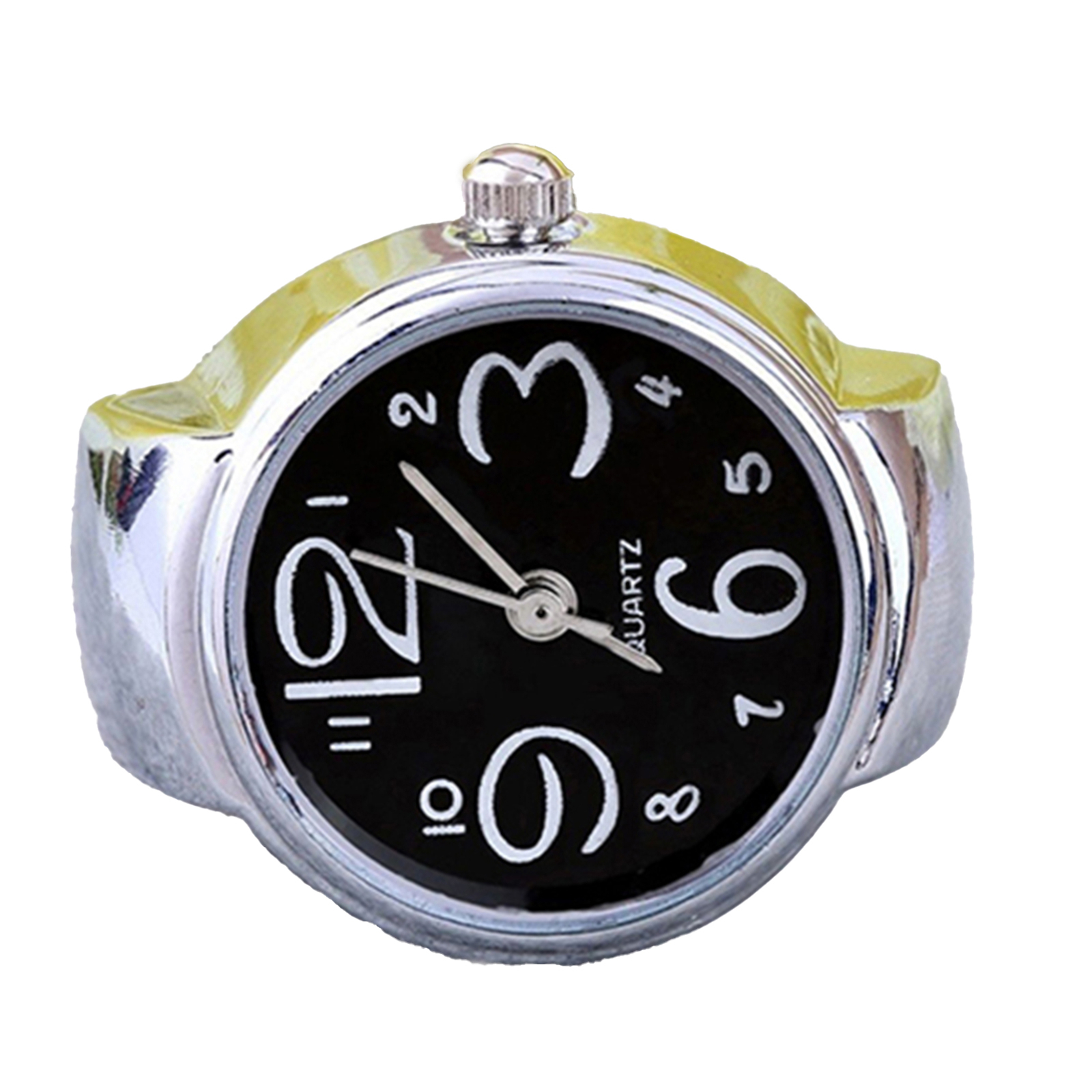 Finger Ring Watch Charming Time Display Watch Design Ring Jewelry ...