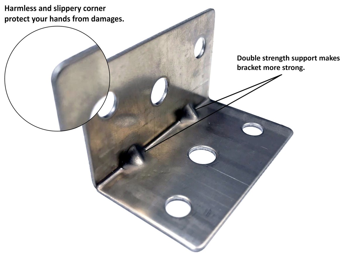 L Shaped Corner Brackets Mild Steel L Shape Corner Bracket 25X25X19mm