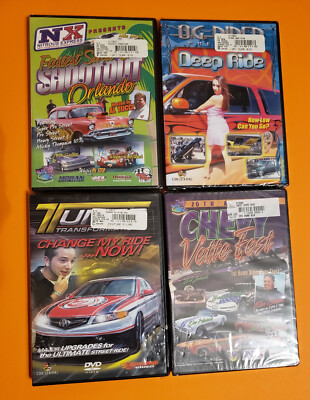 Lot of 4 Gearhead DVDs - Streetracing, Tuners, Low Riders, Corvettes | eBay