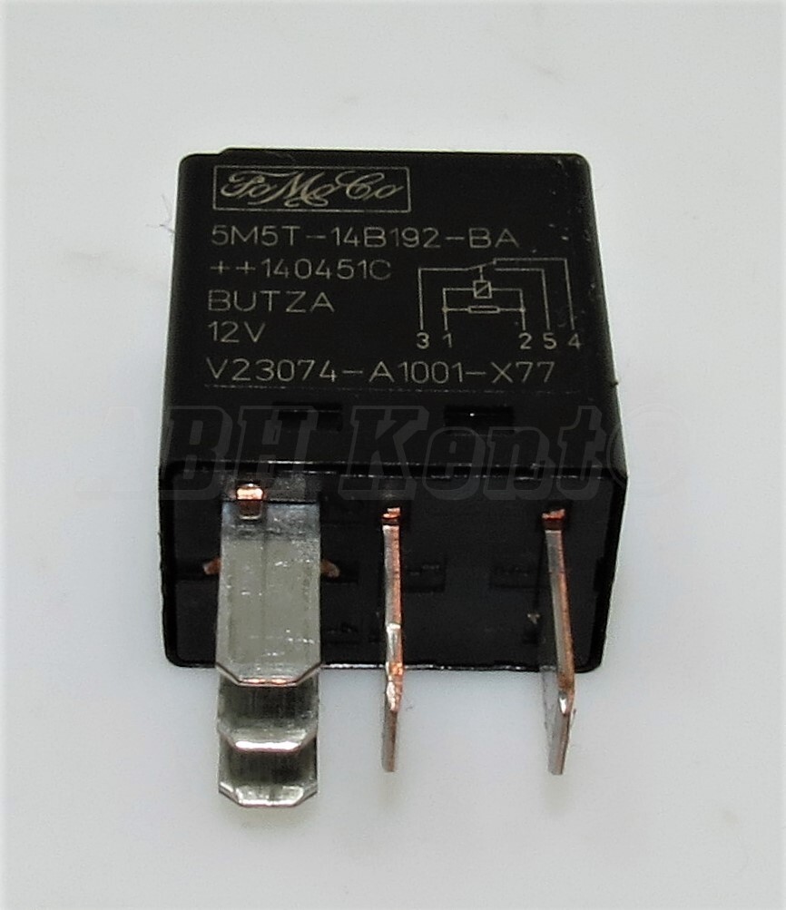 99-Ford (2004-2016) 5-Pin Black Relay 5M5T-14B192-BA FoMoCo V23074 ...