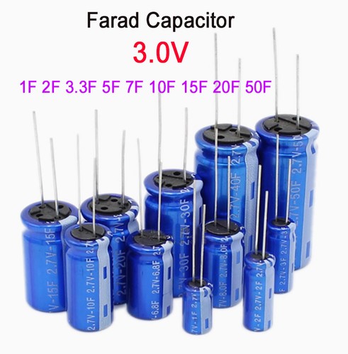 3.0V 1F 2F 3.3F 5F 7F 10F 15F 20F 50F Super Farad Capacitor ...