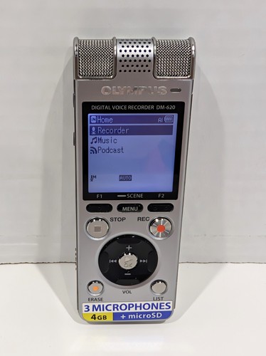 Olympus DM-620 PCM Digital Voice Recorder 4GB Internal Storage | eBay