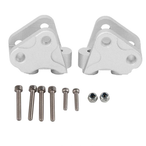 (Silver)2pcs Front Rear Lower Shock Linkage Link Mount Fit For SCX10-II ...