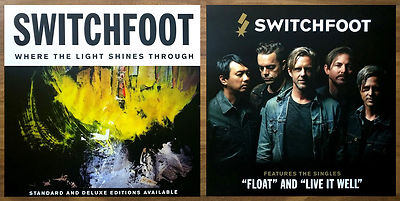 SWITCHFOOT Where The Light Shines Through Ltd Ed RARE Tour Poster ...
