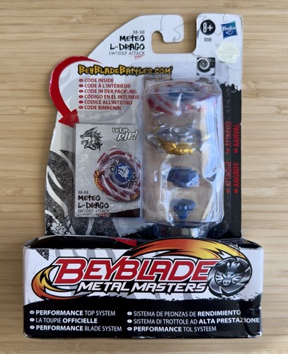 Beyblade HASBRO Meteo L-Drago BB-88 Metal Masters LW105LF SEALED RARE ...