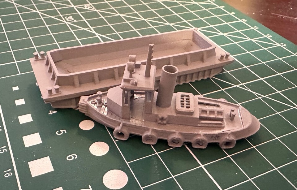 29' Harbor Tug N Scale 1:160 Custom Designed 3D Printed Unpainted | eBay