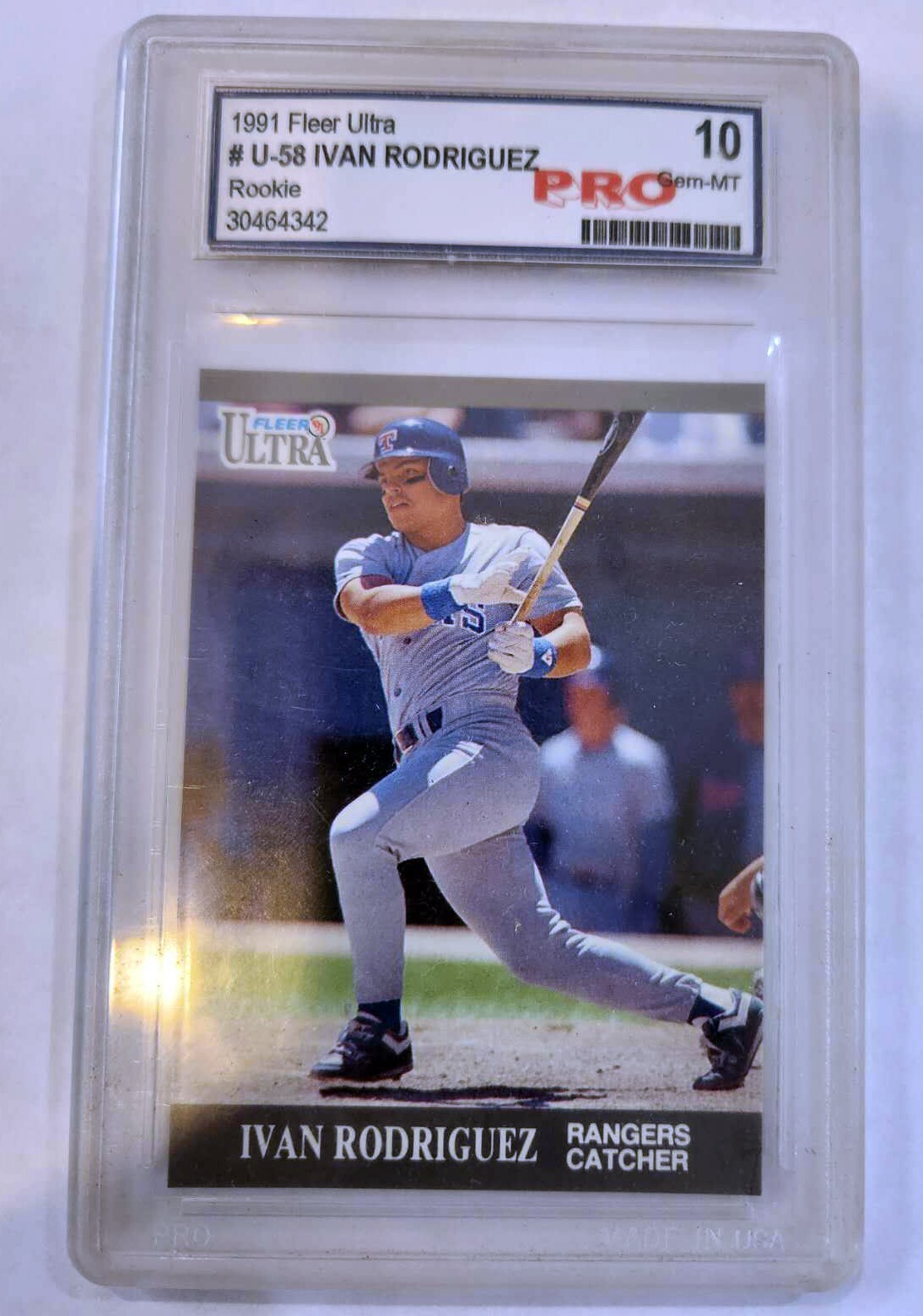 1991 Fleer Ultra Update Ivan Rodriguez Rookie Card Pro Gem-MT 10 | eBay