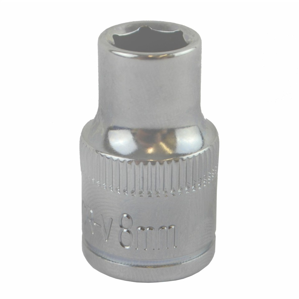 8mm 3/8" Drive Shallow Metric Socket Single Hex / 6 sided Bergen | eBay UK