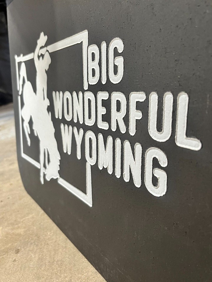 Wyoming State Vintage Mud Flaps (1 - Pair) 19" Wide x 14" Long | eBay