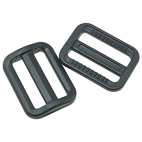 FMHXG Triglides Slide 30PCS 1 Inch Black Adjustable Plastic Tri-Glide ...