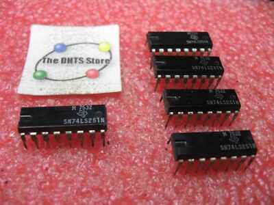 SN74LS251N Texas Ins TTL 8-Line Data Multiplexer MUX IC 74LS251 74251 ...