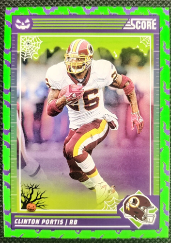 Clinton Portis 2024 Panini Score-A-Treat Green Bats #288 Washington ...
